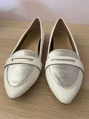 Vionic | Shoes | Vionic Savannah Penny Loafer Tumbled Leather White ...